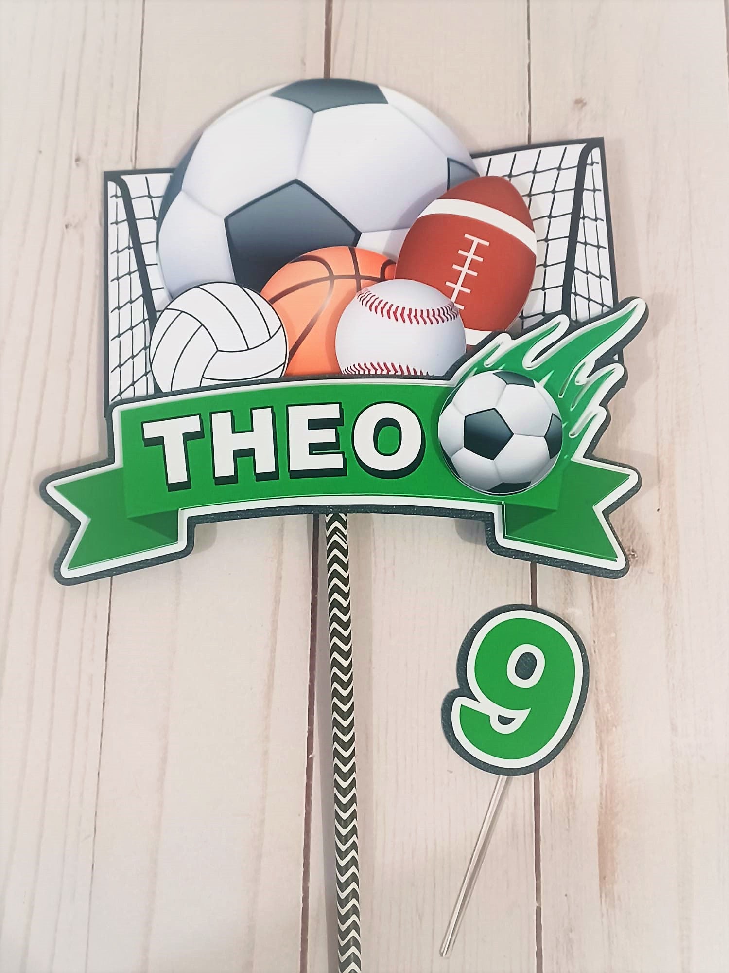 Cake topper - Sport – Shirlley's Creations